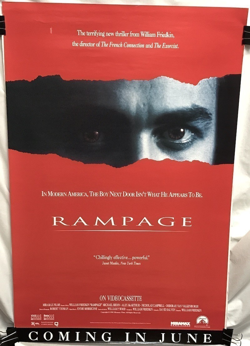 Rampage (1987) Video Poster